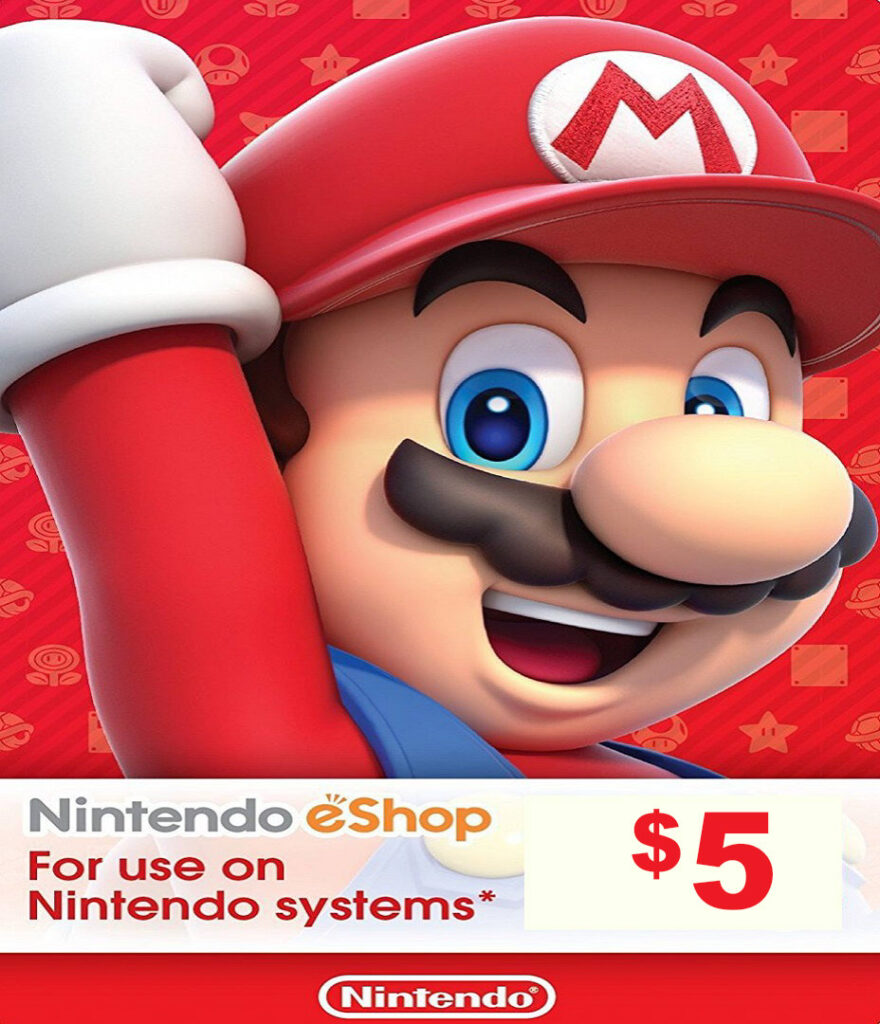 Nintendo eShop Card 5 USD – ExoPlayZone